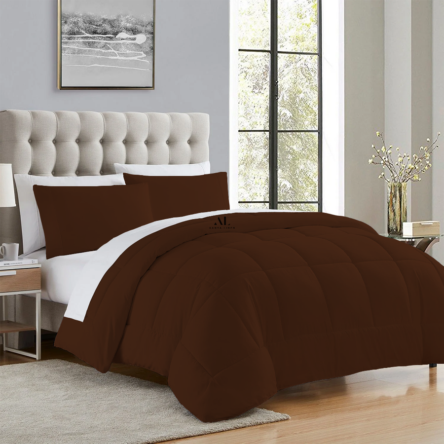 Chocolate Comforter Sets - AanyaLinen
