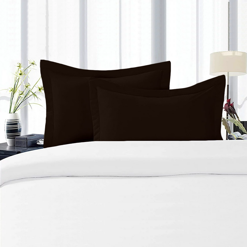 Chocolate Pillow Shams | Set Of 2 Pillow Shams