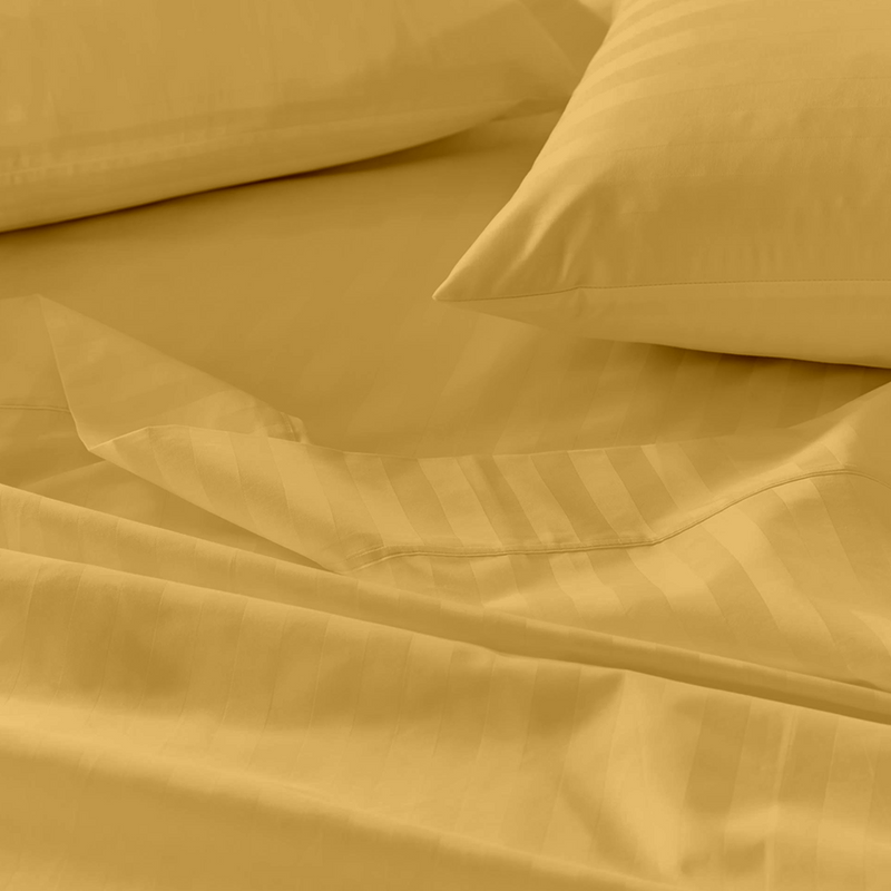 Gold Stripe Sheet set 300 TC Sateen