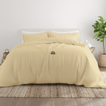 Ivory Duvet Cover Set | King & Queen - AanyaLinen