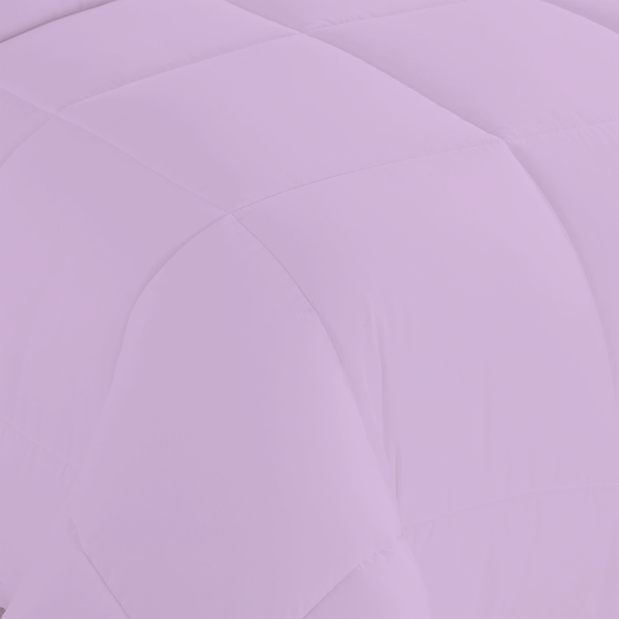 Lilac Comforter 400 GSM Box Pattern - Aanya Linen
