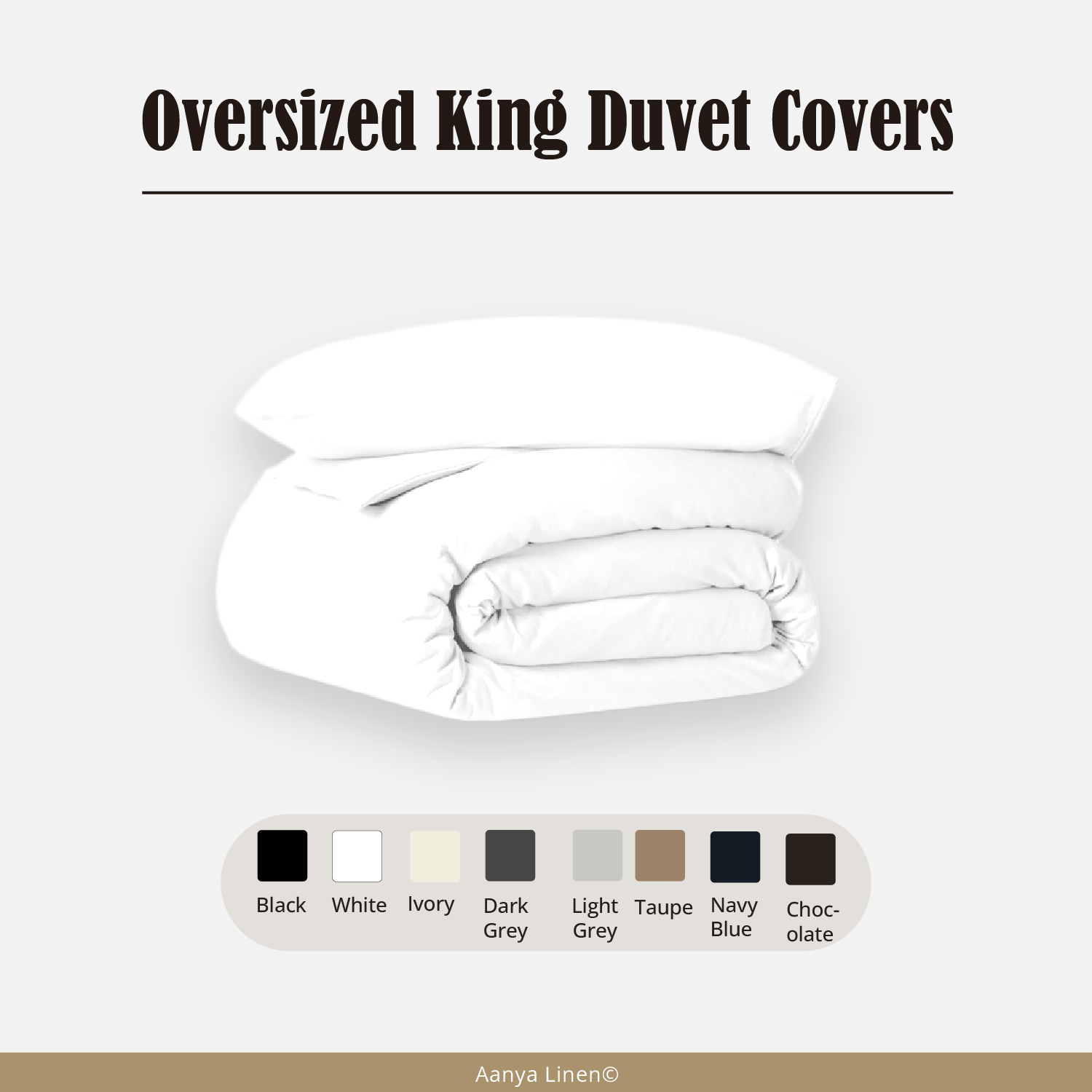 Shop 100% Cotton Oversized King Duvet Covers