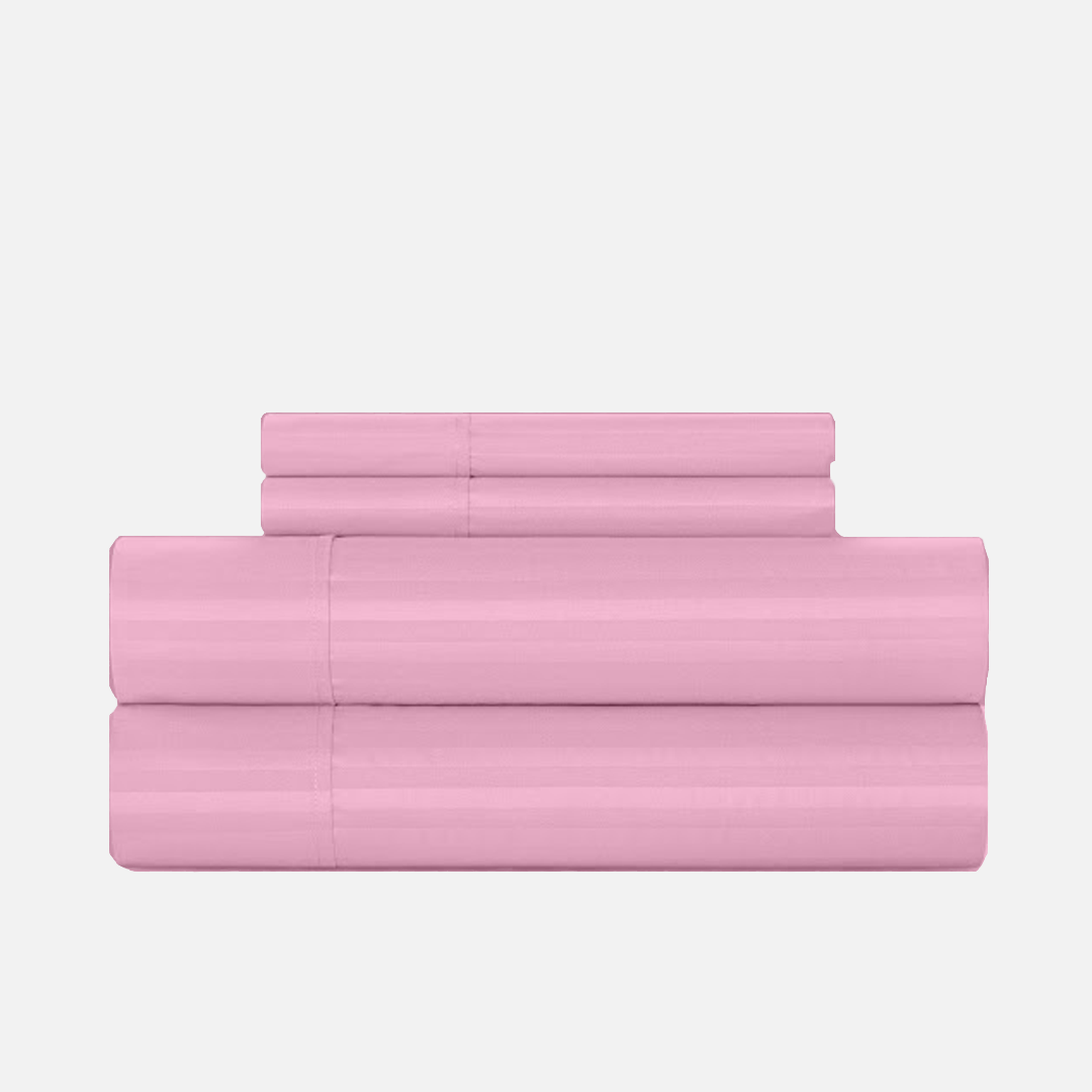 Pink Stripe Sheet Sets