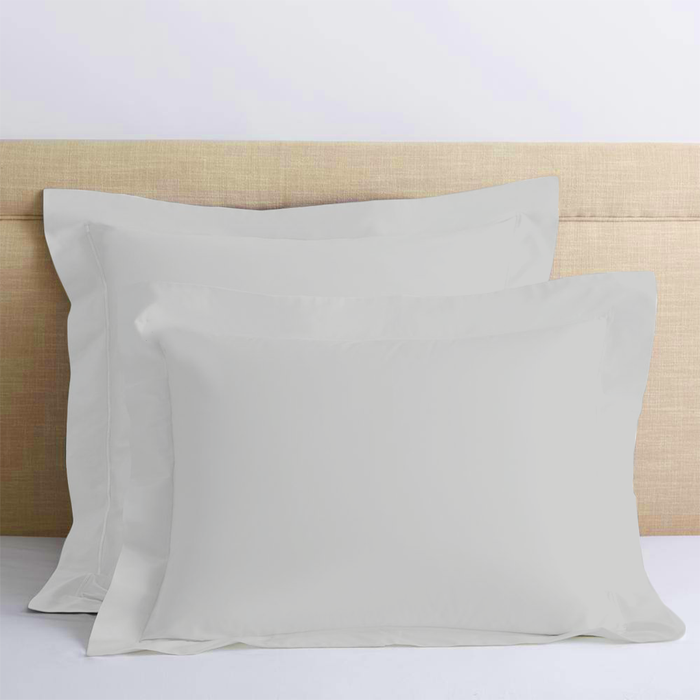 Light Grey Euro Shams "26x26" or "32x32" sizes