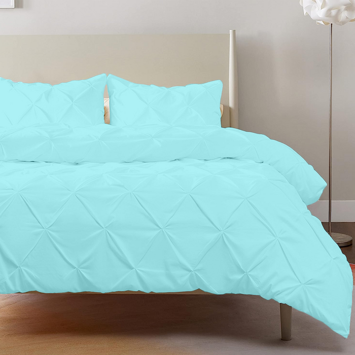 Cotton Pintuck Duvet Cover Set
