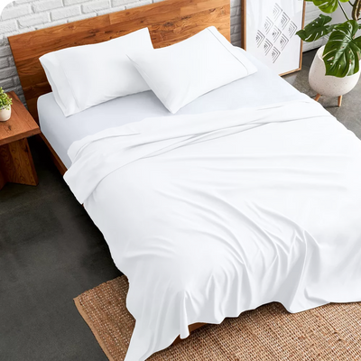 Buy White Flat Sheet in King, Queen,Twin Size