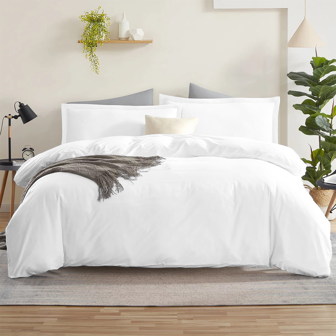 White Duvet Cover Set | Soft Cotton