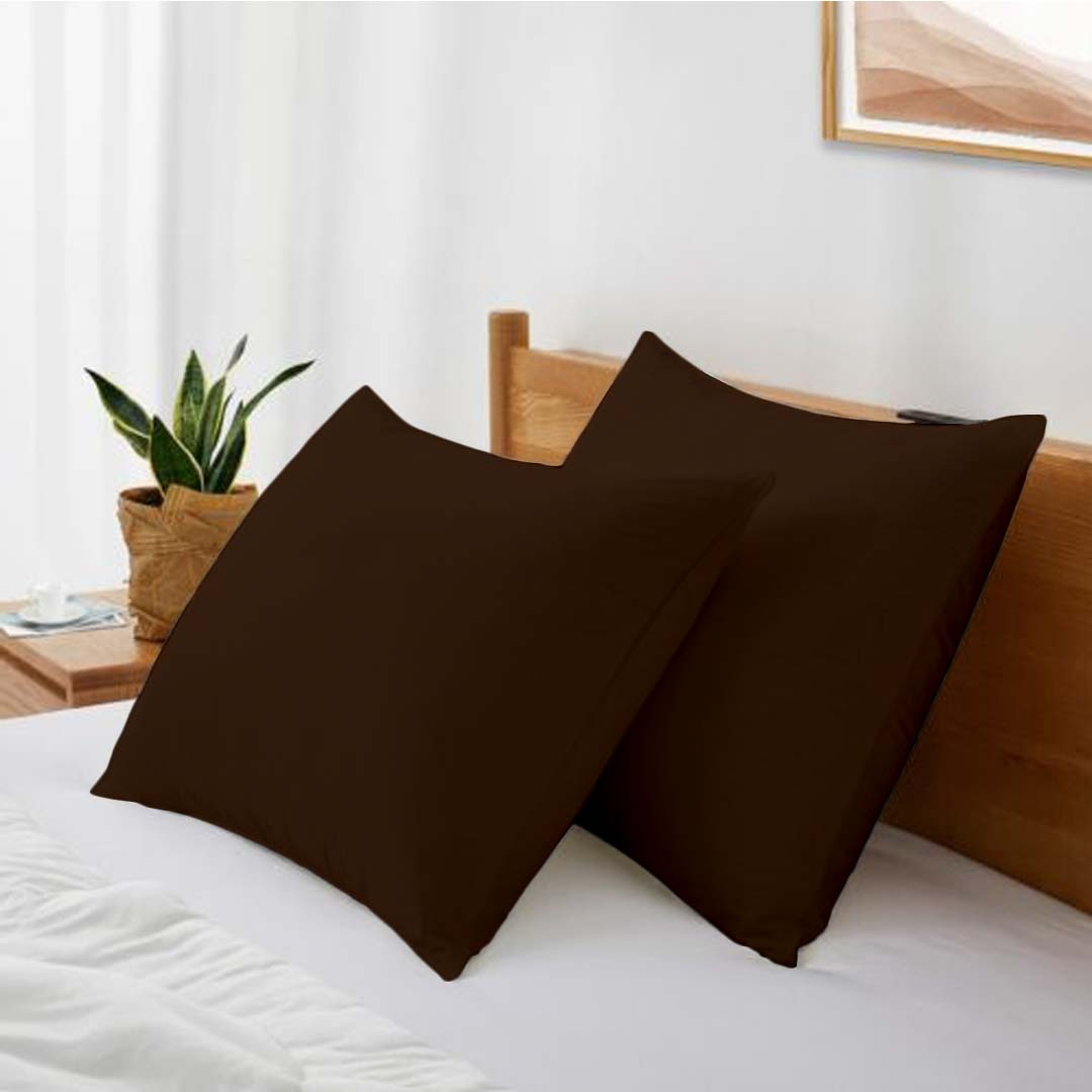 Luxury Solid Chocolate Pillowcases