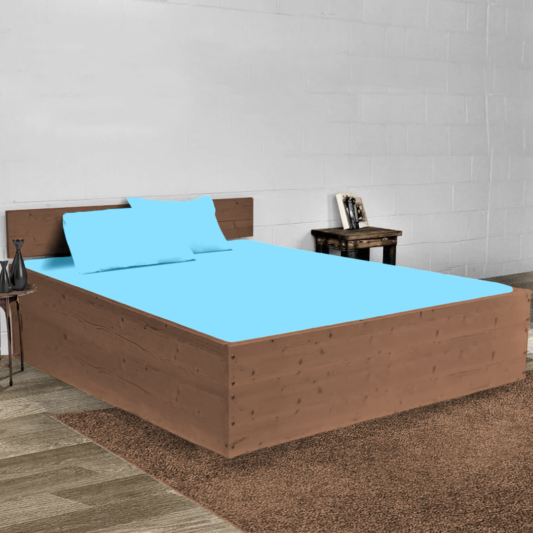 Light blue Waterbed Sheet Set
